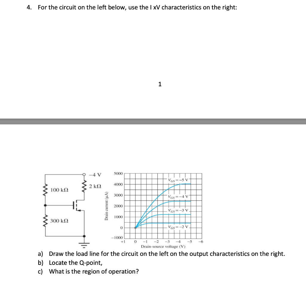 Solved 4. For the circuit on the left below, use the I xV | Chegg.com