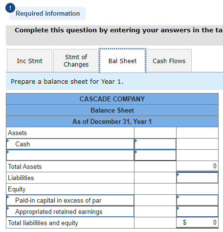 Solved Cascade Company was started on January 1, Year 1, | Chegg.com