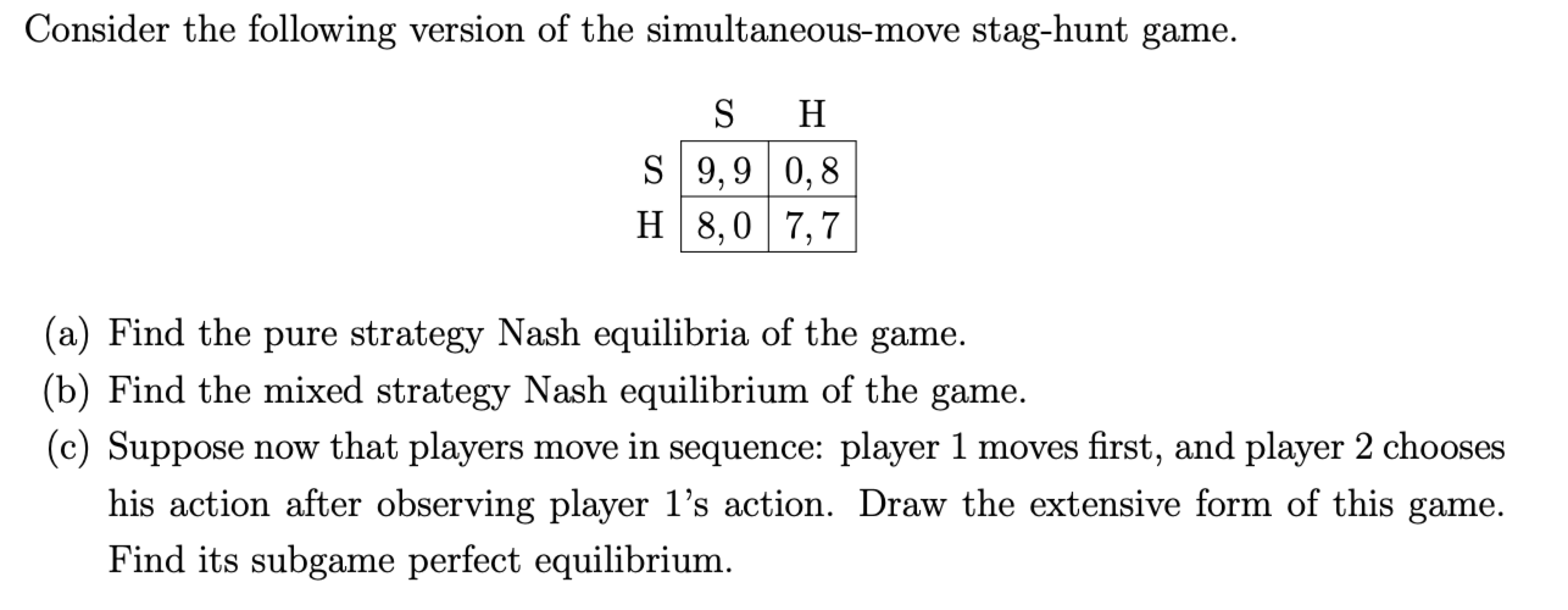 Solved Consider the following version of the | Chegg.com