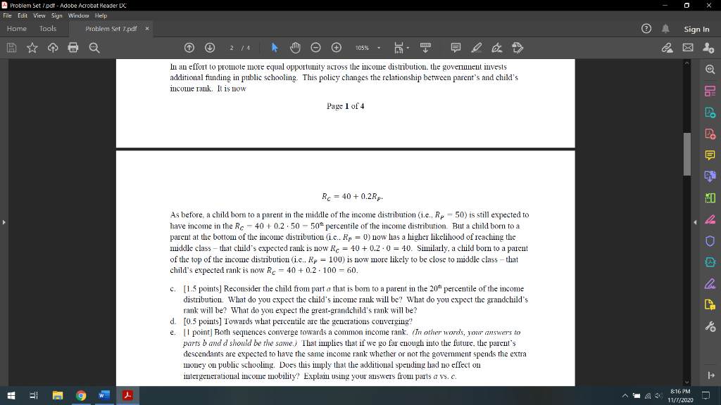 Problem set 7.pdf - Adobe Acrobat Reader LXC File | Chegg.com