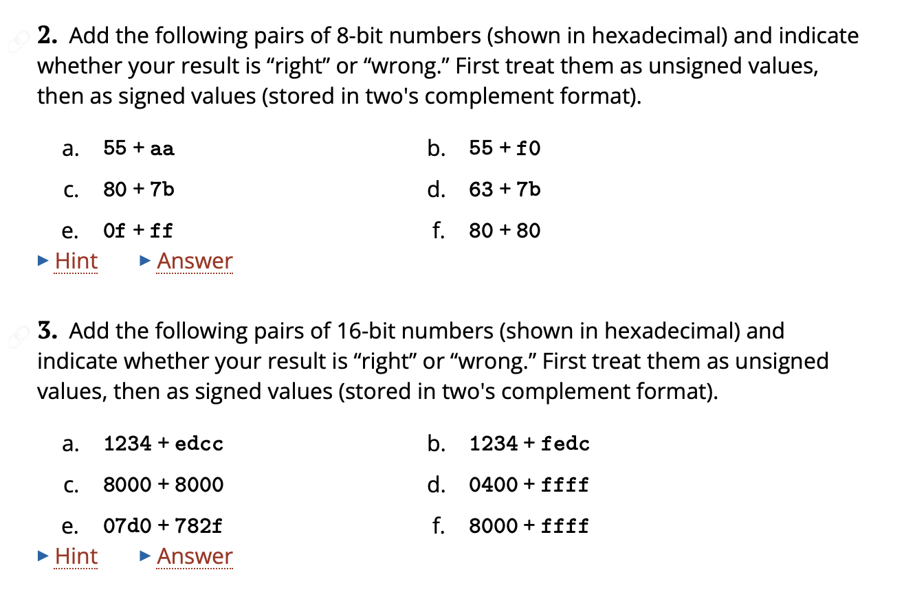 Solved please give explanation on how you get solution for | Chegg.com