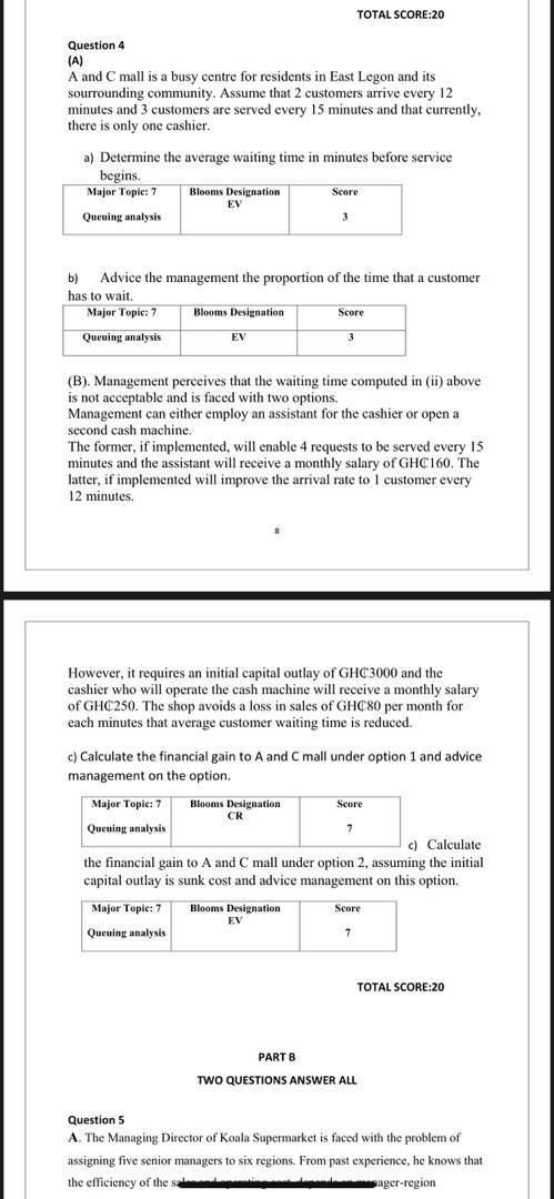 Solved PARTA FOUR QUESTIONS ANSWER THREE Question 1 1A) (a) | Chegg.com