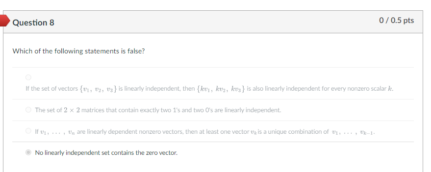 Solved Which of the following is not a subspace of R3 ? R2 | Chegg.com