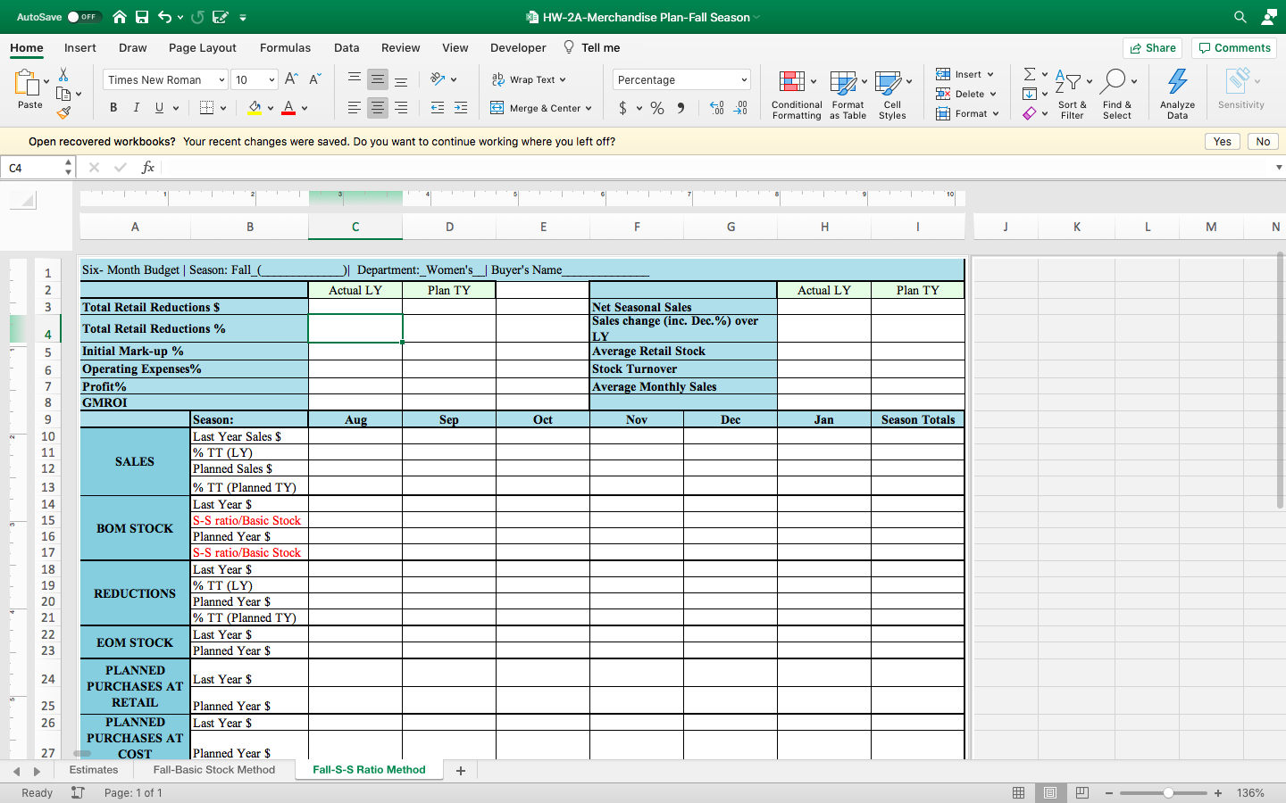 Use basic stock method for work sheet 2 and S-S ratio | Chegg.com
