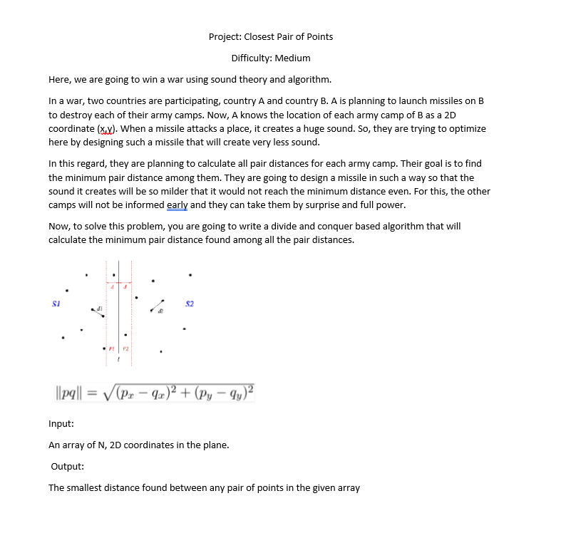 Solved Solve in C++ and provide a test case. also show time | Chegg.com