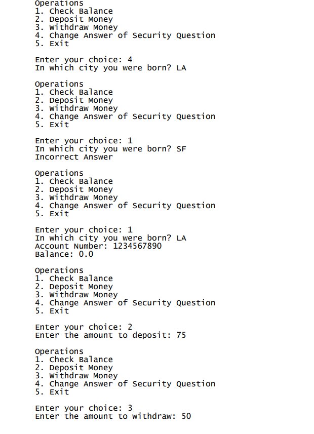 Solved Problem Description: Write a program to perform the | Chegg.com