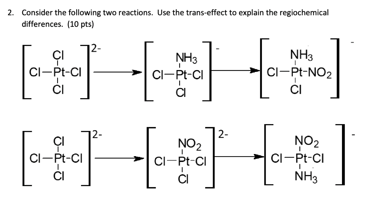 Solved Consider the following two reactions. Use the | Chegg.com