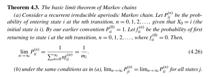 Solved 4.4.2 Consider the Markov chain whose transition | Chegg.com