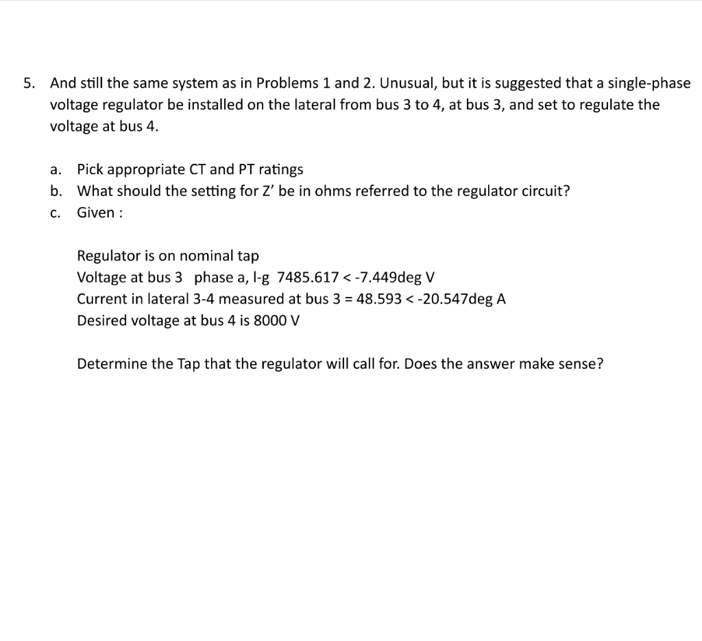 Solved Load and shunts are ignored and Prefault voltage | Chegg.com