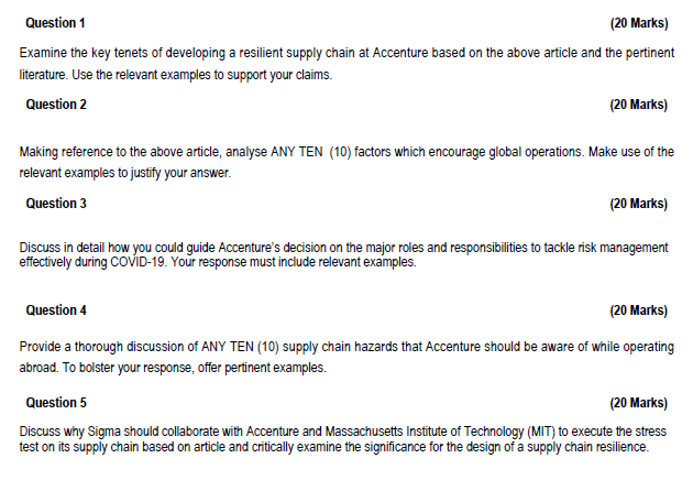 Examine the key tenets of developing a resilient | Chegg.com