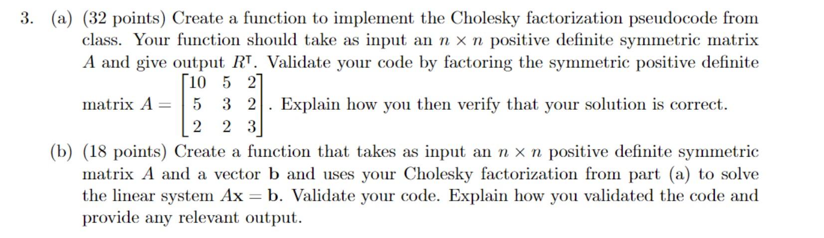 Solved A 32 Points Create A Function To Implement The