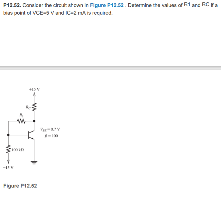 Solved P12.52. Consider the circuit shown in Figure P12.52 . | Chegg.com