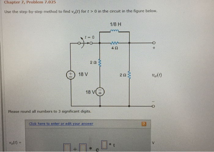 Solved Chapter 7, Problem 7.025 Use the step-by-step method | Chegg.com