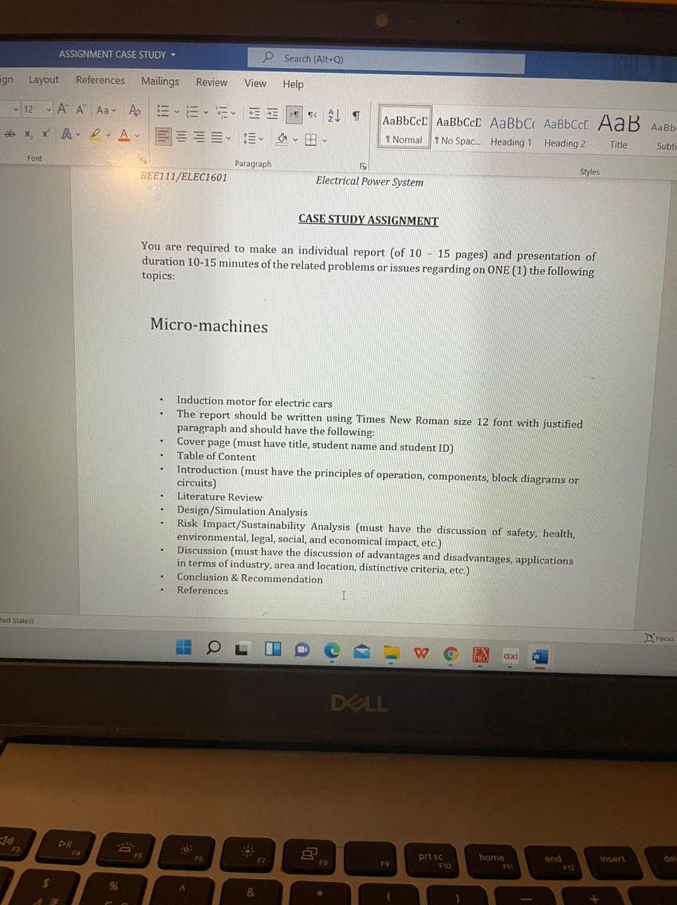 Solved ASSIGNMENT CASE STUDY Search (Alt+0) ign Layout | Chegg.com