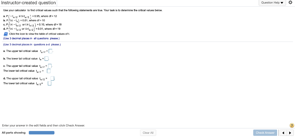 Solved Instructor-created question Question Help Use your | Chegg.com