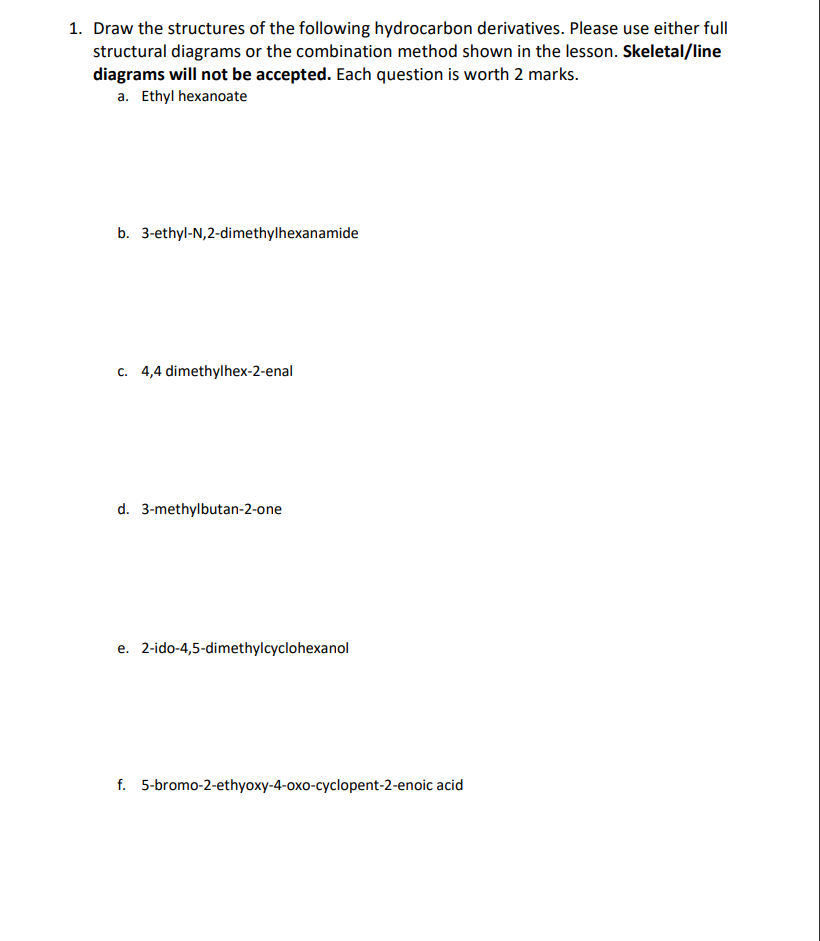 Solved Write the IUPAC names for the following hydrocarbon | Chegg.com