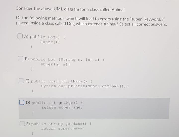 Solved Page 1: Question 1 (2 points) 1 3 1N - Animal + name: | Chegg.com