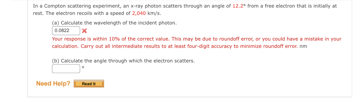 Solved In a Compton scattering experiment, an x-ray photon | Chegg.com