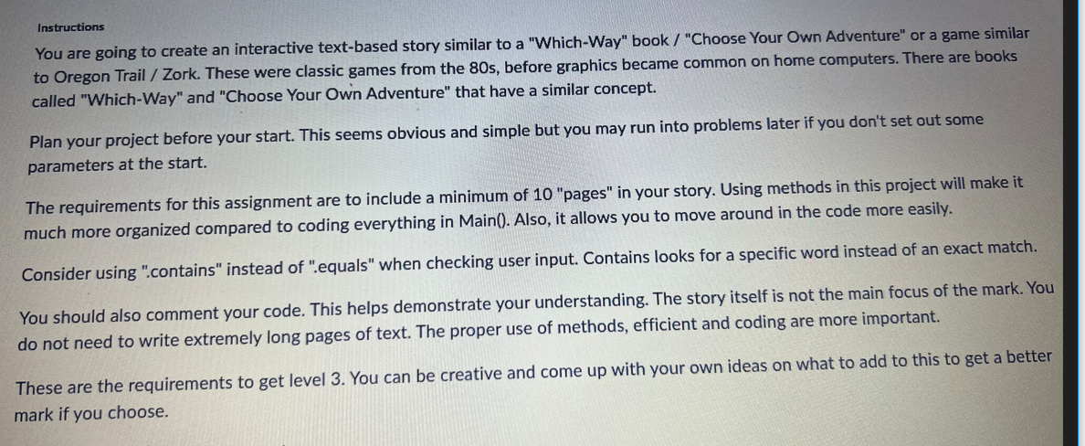 Solved Instructions You are going to create an interactive | Chegg.com