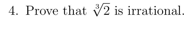 Solved 4. Prove that y2 is irrational. | Chegg.com