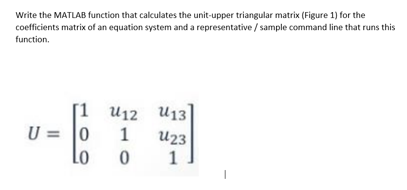 Solved Write the MATLAB function that calculates the | Chegg.com