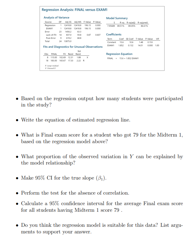Problem 3. We want to see whether the score on | Chegg.com