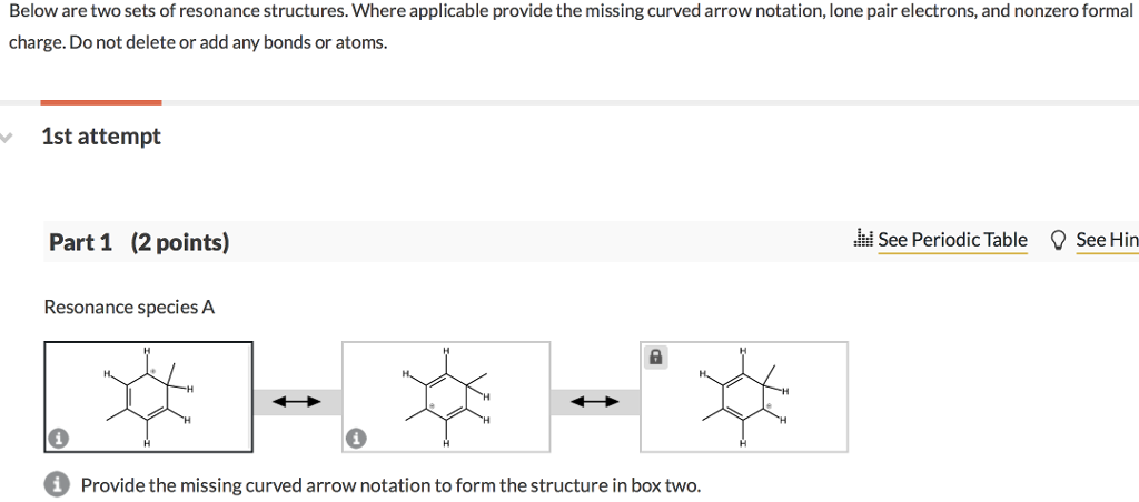 Solved Below are two sets of resonance structures. Where | Chegg.com