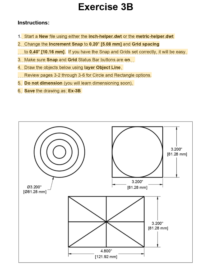 Solved please answer this question with a .dwg file thougth | Chegg.com