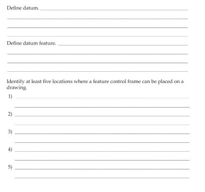 Solved Define datum Define datum feature. Identify at least | Chegg.com