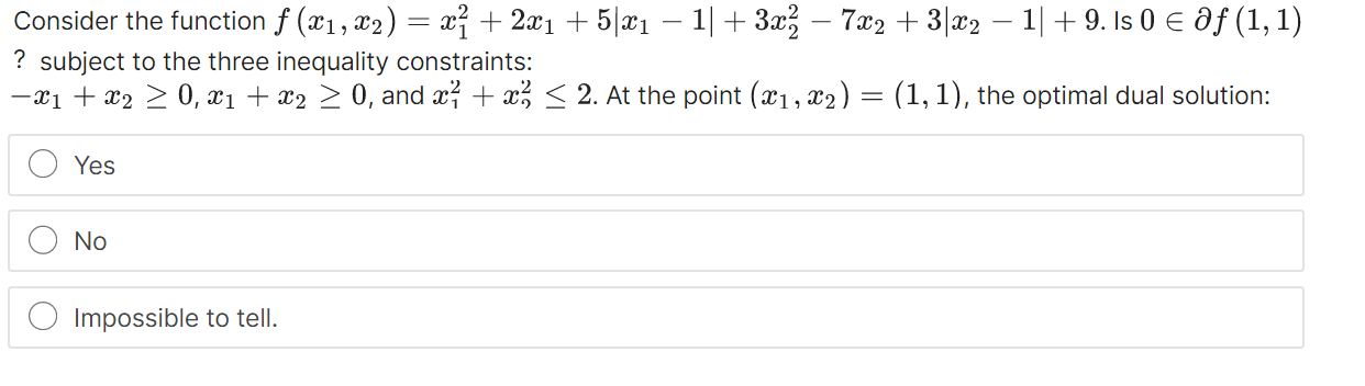 Solved Consider the function | Chegg.com