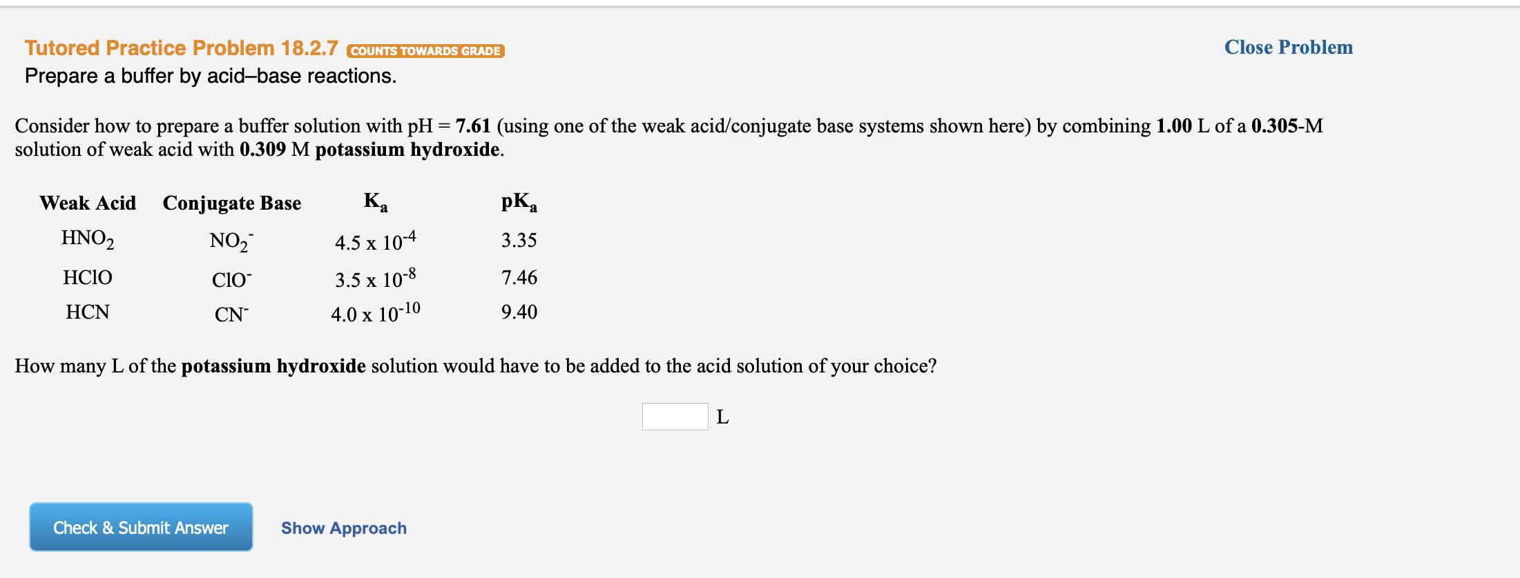 Solved Close Problem Tutored Practice Problem 18.2.7 COUNTS | Chegg.com