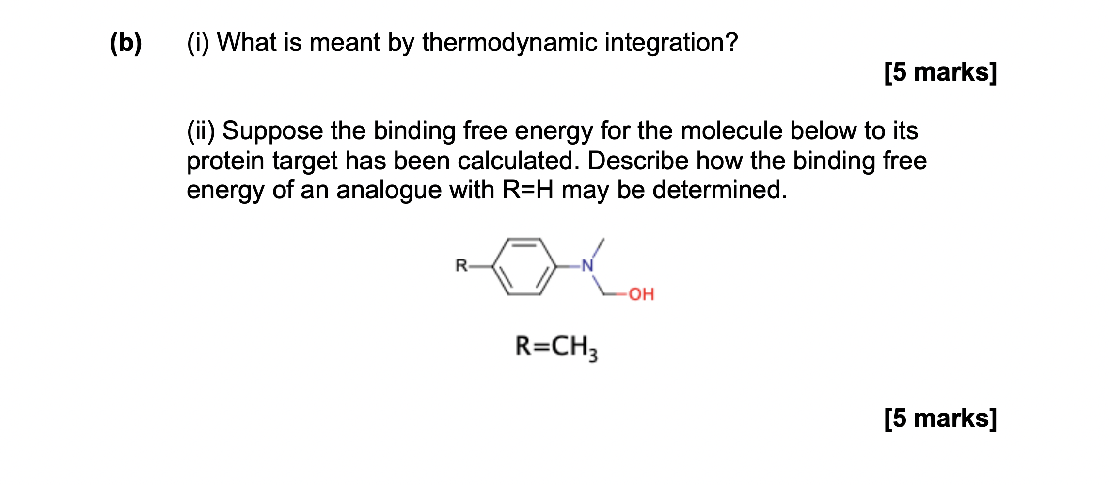 Solved (i) What is meant by thermodynamic integration? [5 | Chegg.com