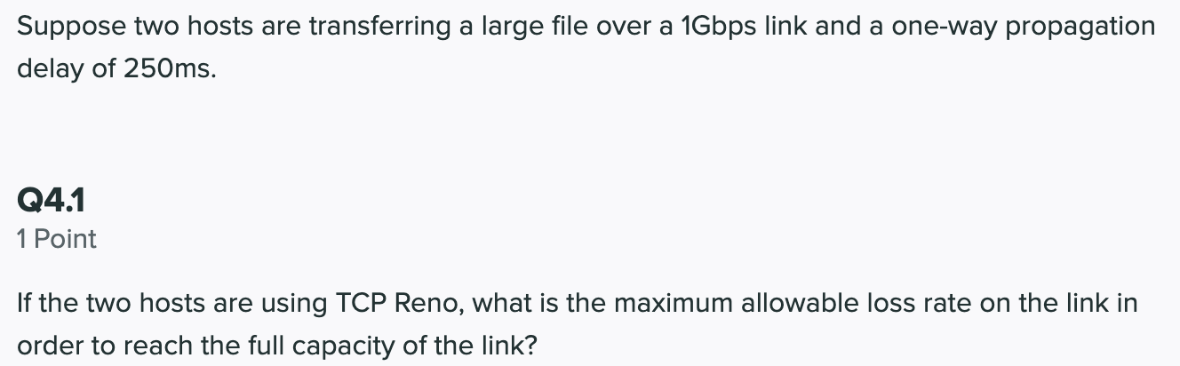 Solved Suppose two hosts are transferring a large file over | Chegg.com Solved Suppose two hosts are transferring a large file over | Chegg.com