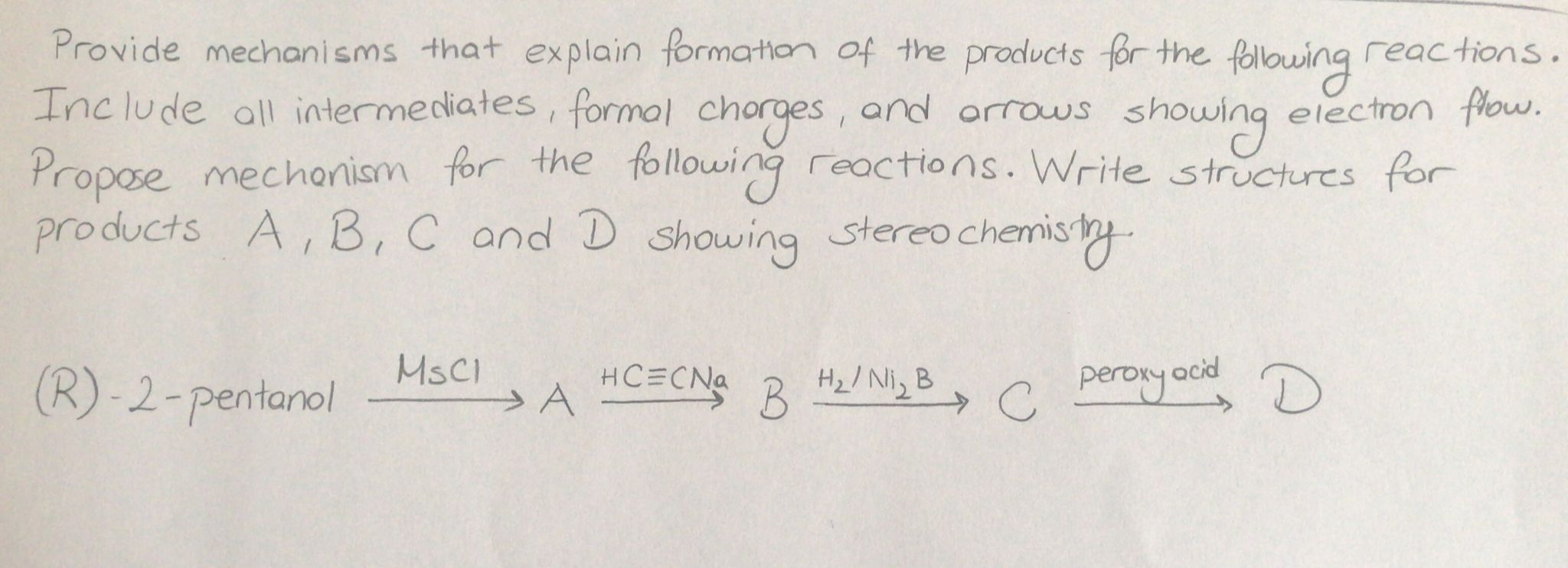 Solved Provide mechanisms that explain formation of the | Chegg.com