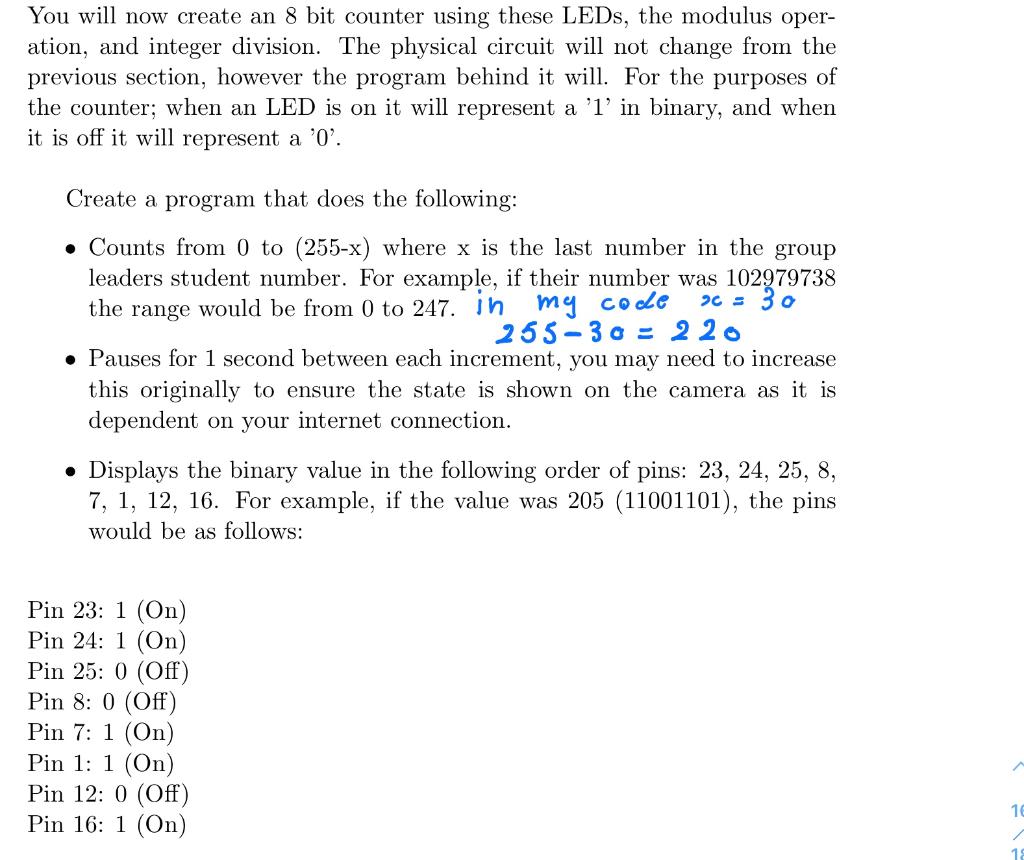 Solved You will now create an 8 bit counter using these | Chegg.com