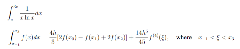 Solved Use the given open Newton-Cotes formula with n=2 ﻿to | Chegg.com