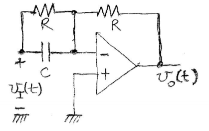 Solved Derive an expression of the output v0(t) in terms of | Chegg.com