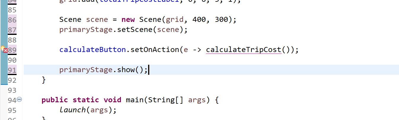 Solved Scene scene = new Scene ( grid, 400,300); | Chegg.com
