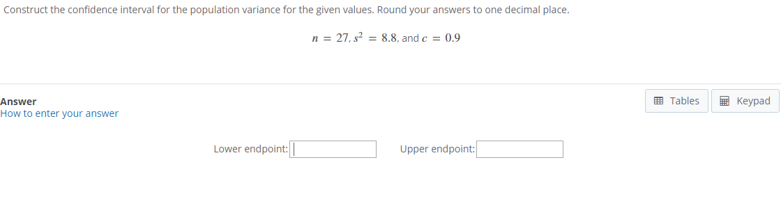 Solved Construct The Confidence Interval For The Population 