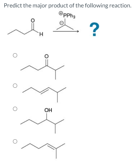 Solved Predict the major product of the following reaction. | Chegg.com
