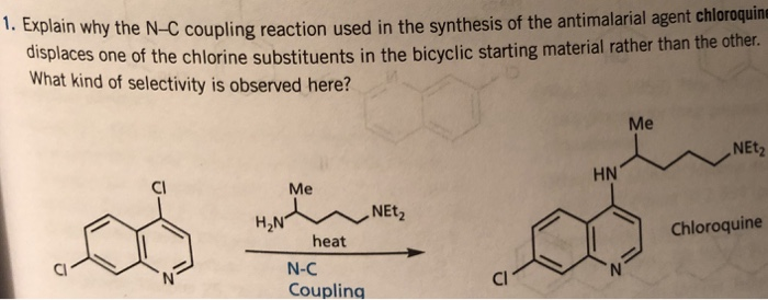 Hydroxychloroquine Synthesis Reaction
