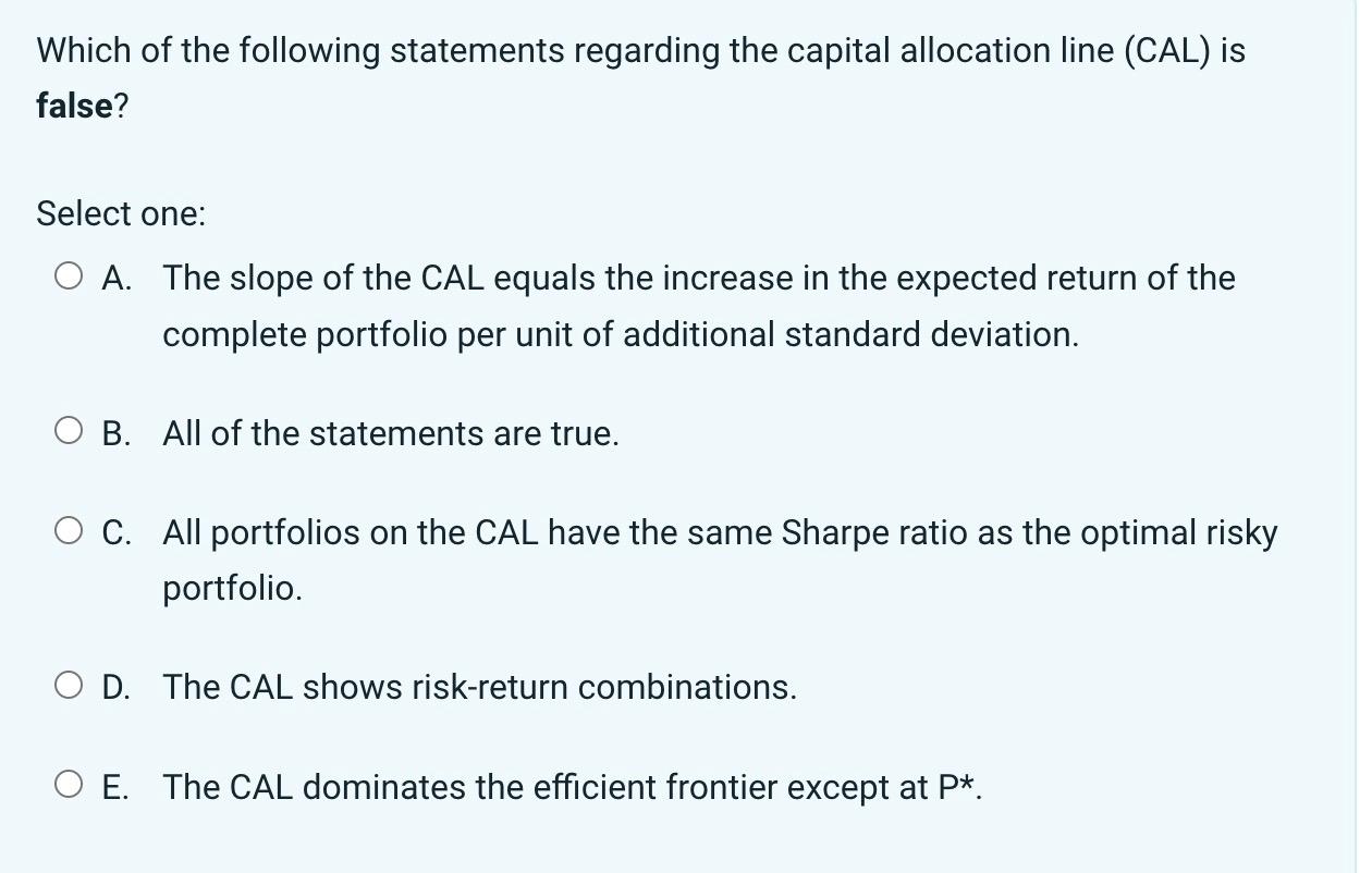 Solved Which of the following statements regarding the | Chegg.com