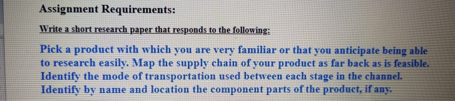 Solved Assignment Requirements Write A Short Research Paper 0153