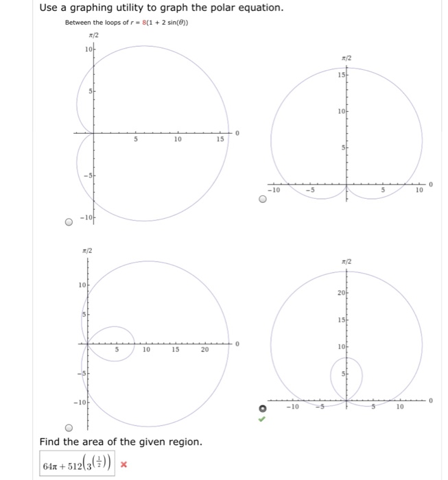 Solved Use a graphing utility to graph the polar equation. | Chegg.com
