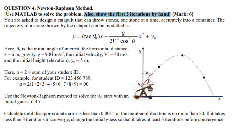 Solved i need matlab AND HAND CALCULATIONS FOT THE FIRST 3 | Chegg.com