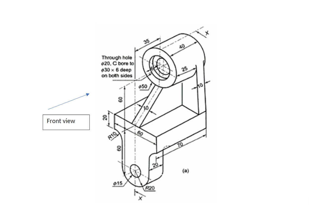 Solved Assignment 2 Multiview drawing Instructions: Use | Chegg.com