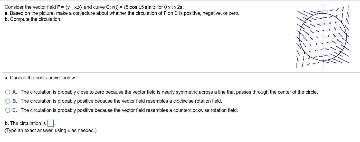 Solved Make a sketch of the following vector field. F = (- | Chegg.com