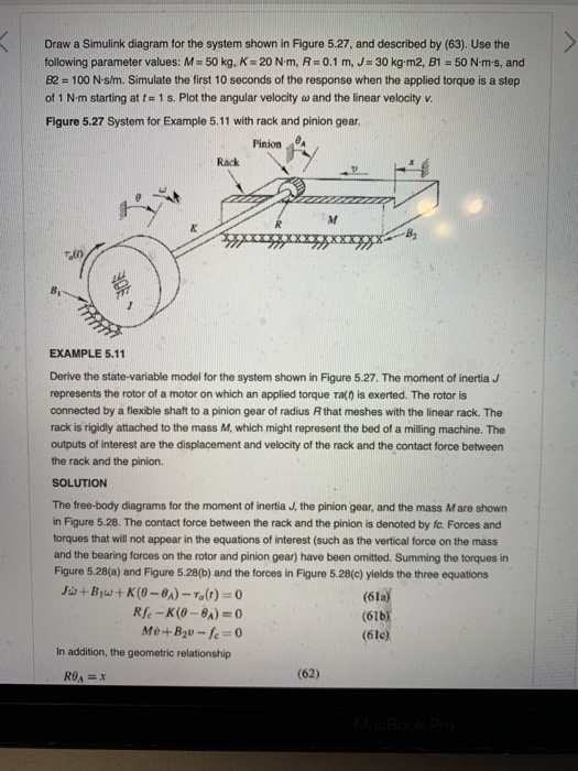 Solved Draw a Simulink diagram for the system shown in | Chegg.com