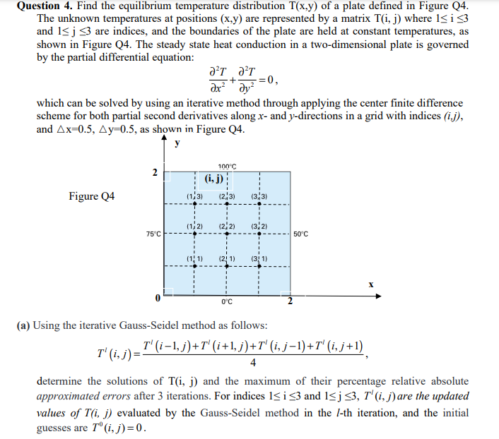 Solved Question 4. Find the equilibrium temperature | Chegg.com
