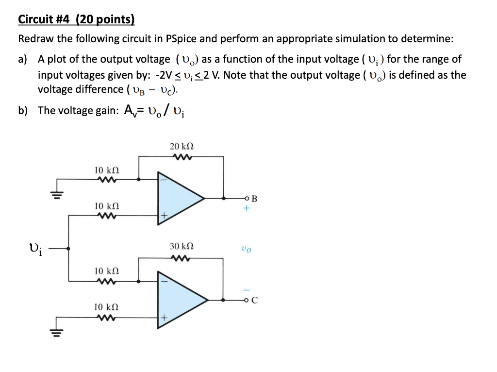 Solved Circuit #4 (20 points) Redraw the following circuit | Chegg.com
